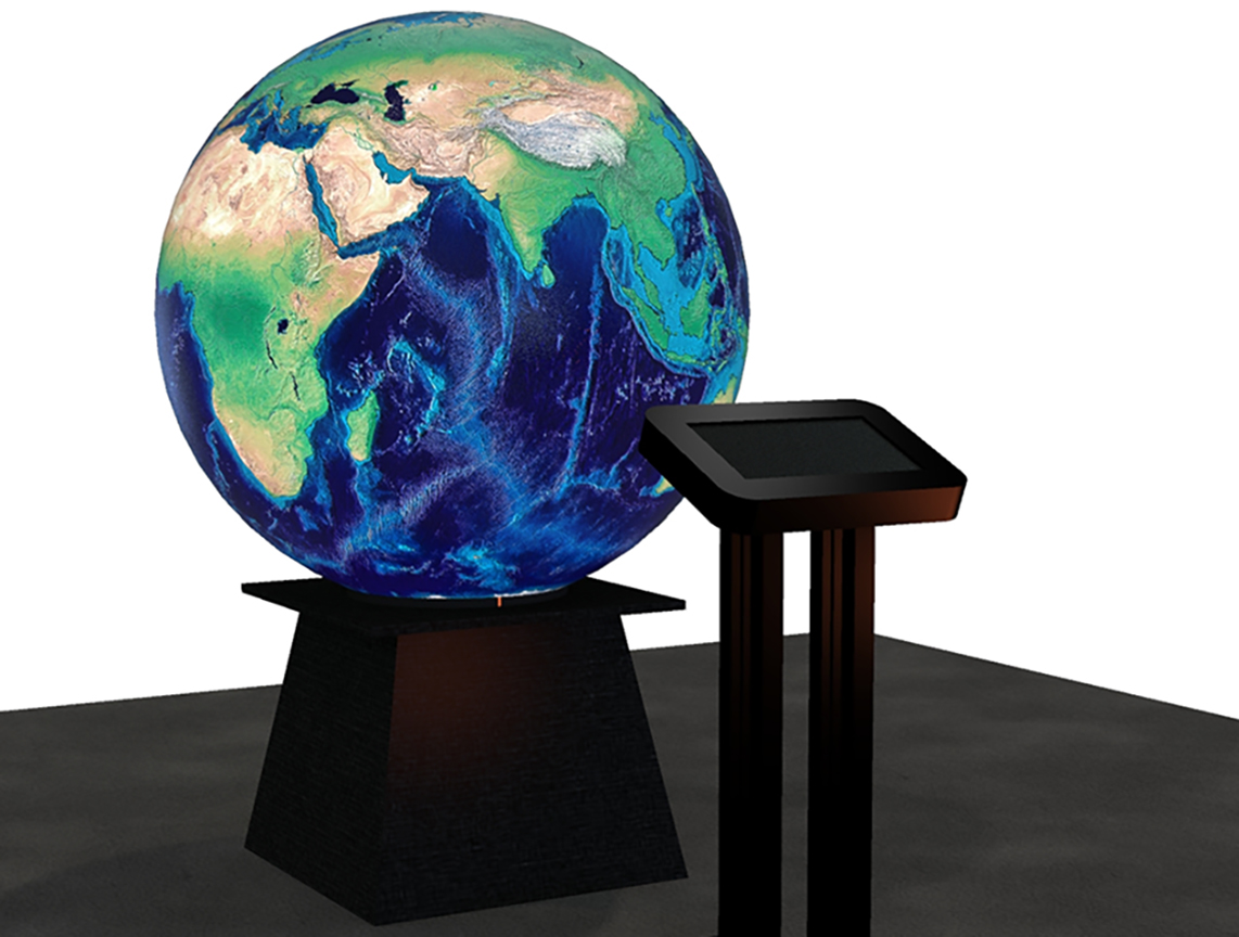 Product feature: GeoDome Globe (52500) - The Elumenati